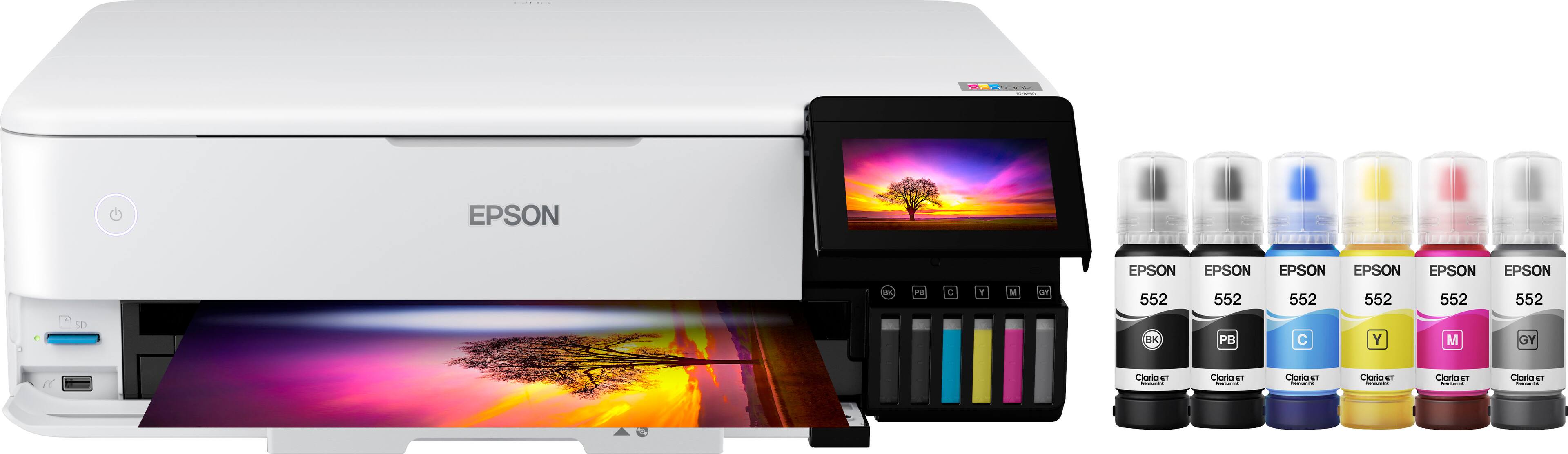 Epson EcoTank Photo ET 8550 All in One Wide format Supertank Printer 