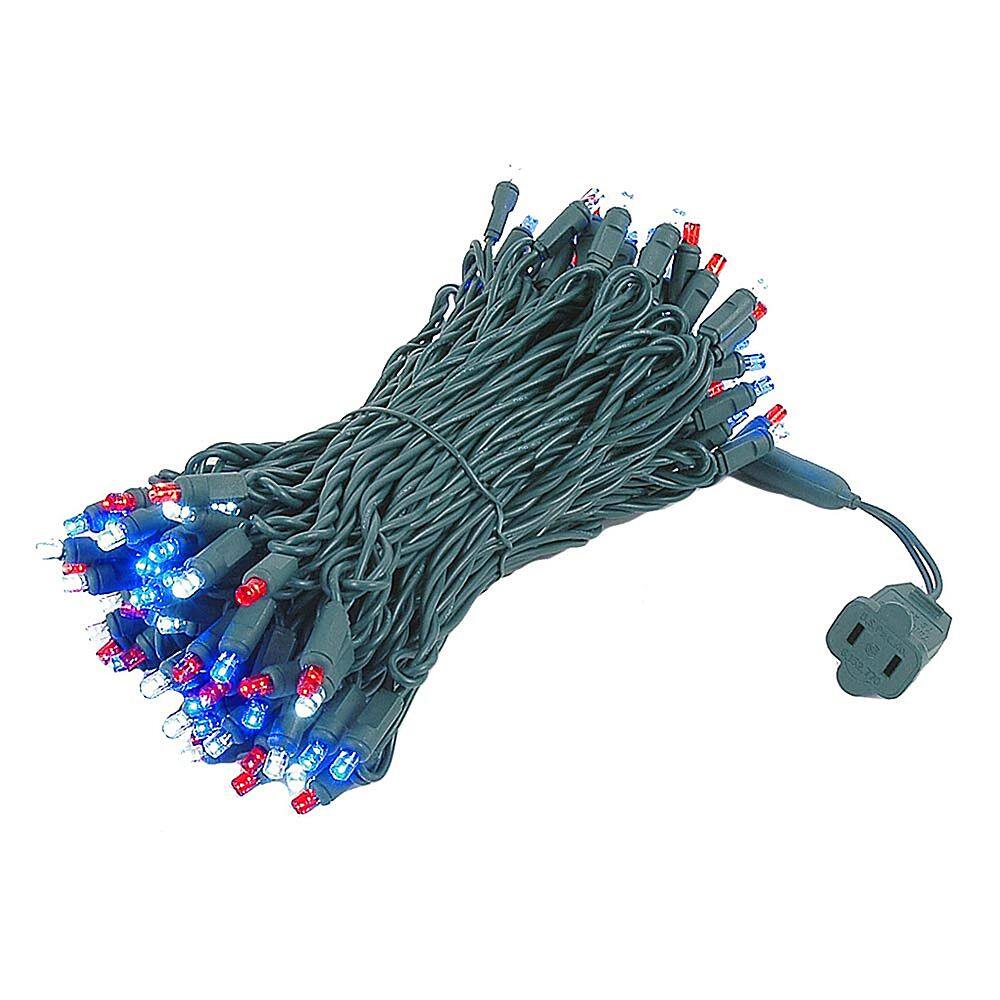 Best Buy: Novelty Lights Commercial Grade Wide Angle 100 LED Red/White ...