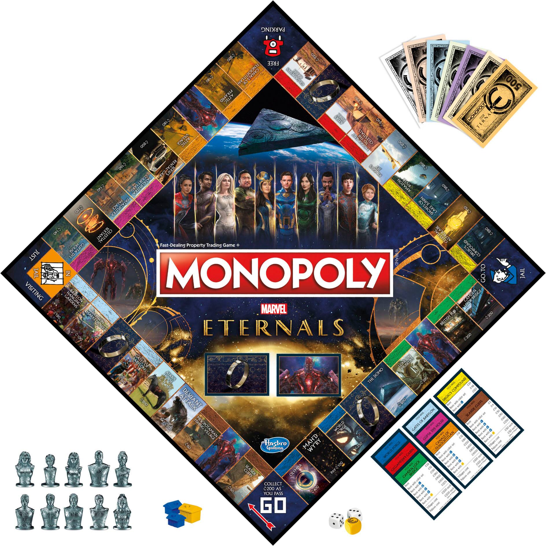Best Buy: Hasbro Gaming Monopoly: Marvel Studios' Eternals Edition F1659