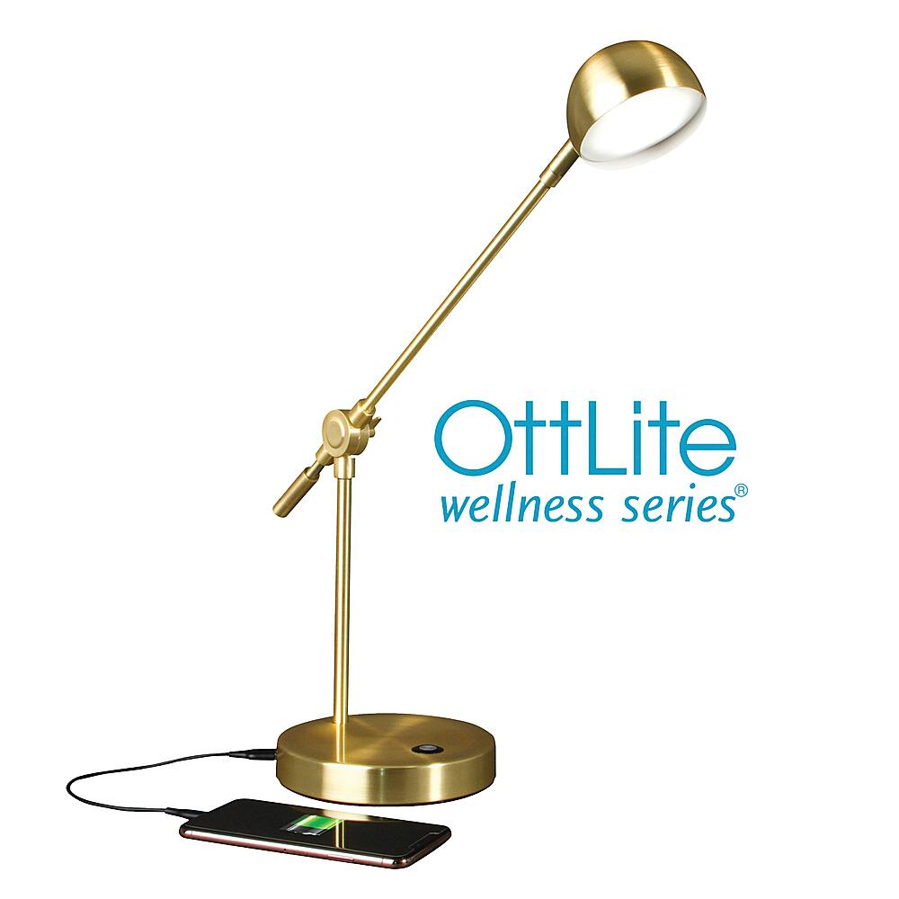 Best Buy: OttLite Wellness Series® Direct LED Desk Lamp White CS01BS9-SHPR