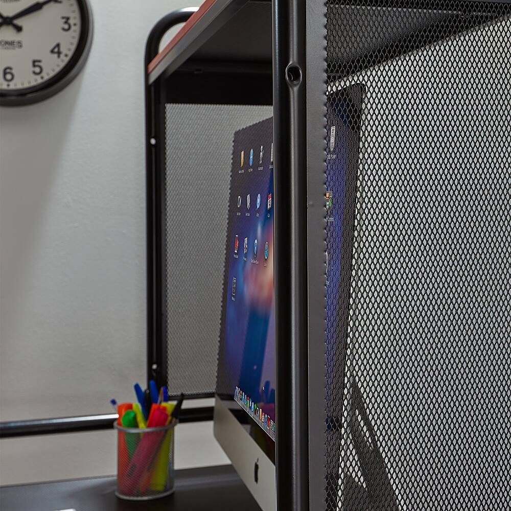 Customer Reviews: X Rocker iCarus V2 Gaming Desk, /Red Black 0724401 ...