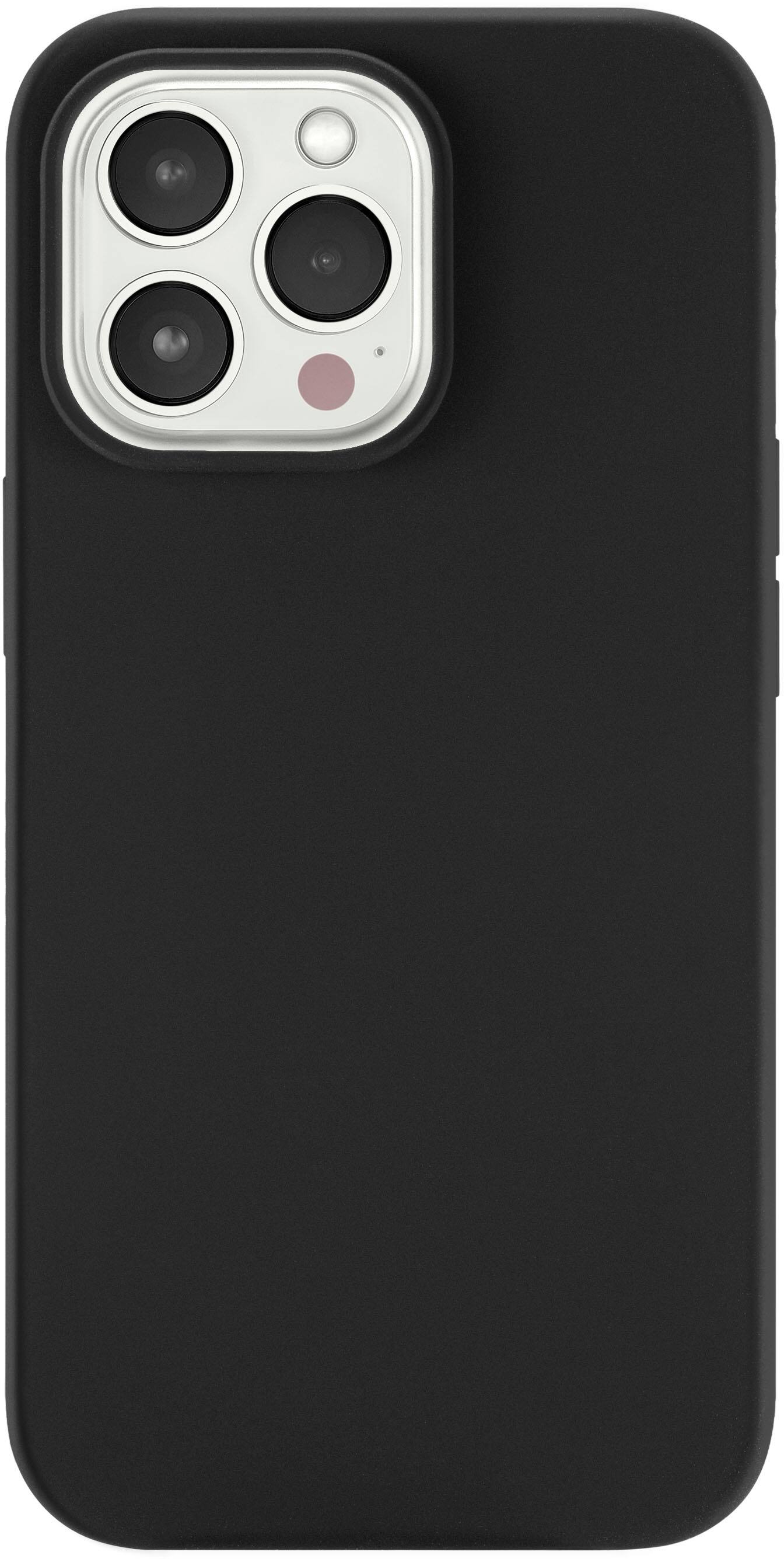 Best Buy essentials™ Liquid Silicone Case for iPhone 13 Pro Black BE ...