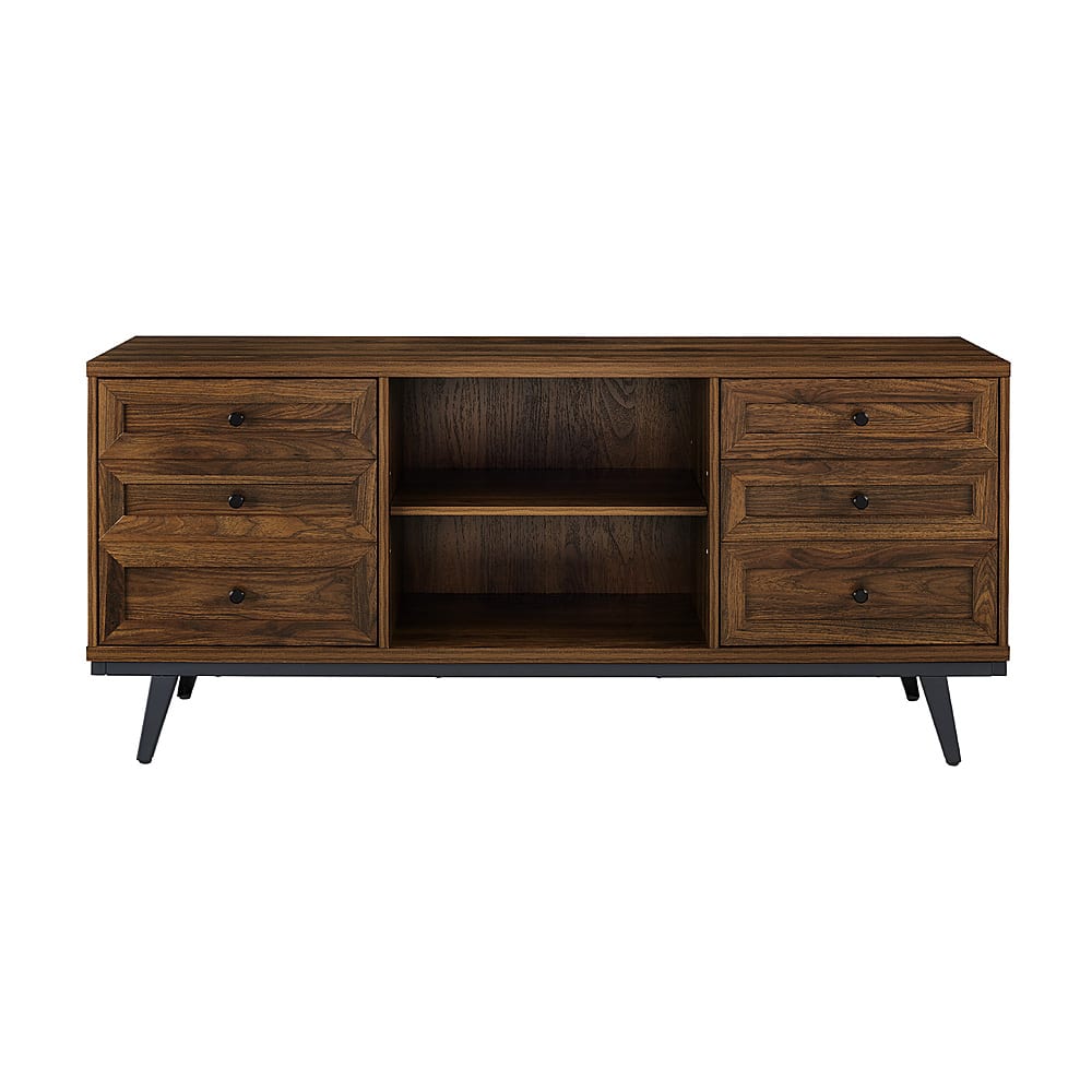 Best Buy: Walker Edison 58” Modern 2 Door TV Stand for TVs up to 65 ...