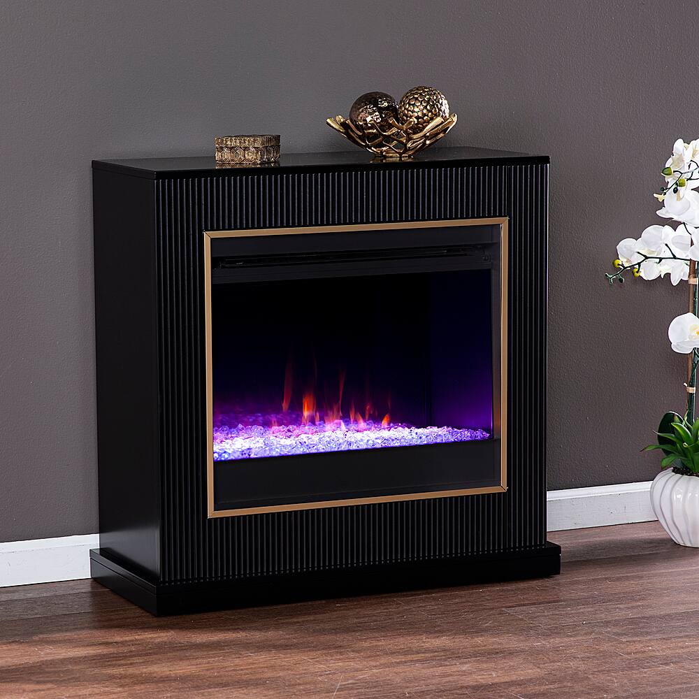 Best Buy: SEI Furniture Crittenly Color Changing Electric Fireplace ...