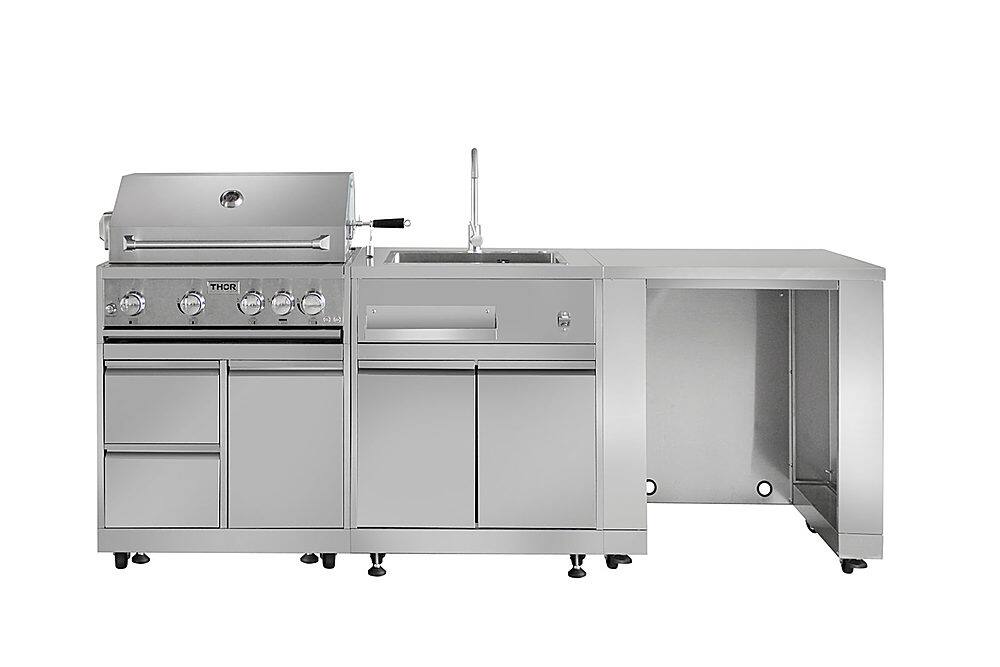 Thor Kitchen Gas Grill Stainless Steel MK04SS304 - Best Buy