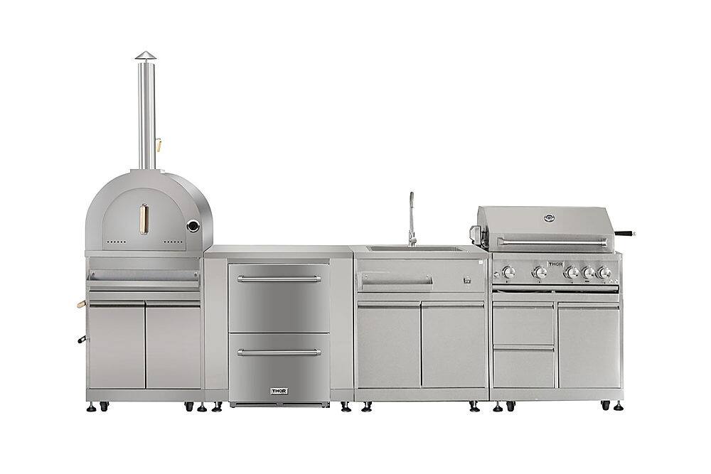 Thor Kitchen Gas Grill Stainless Steel MK04SS304 - Best Buy