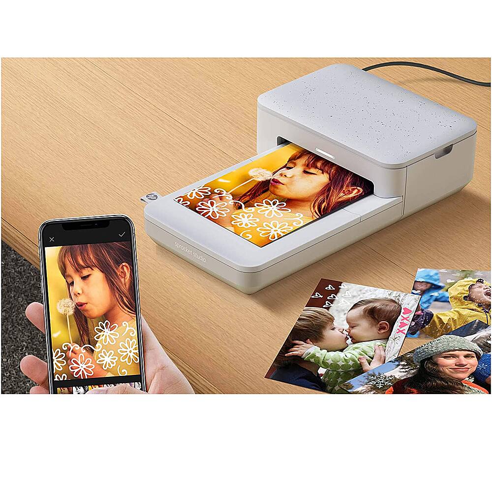 Electronics Portable Photo Printers Paper HP Sprocket Studio 4x6 