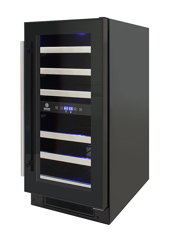 Vinotemp 28 Bottle Dual Zone Wine Cooler Black EL-WCU101-03 - Best Buy