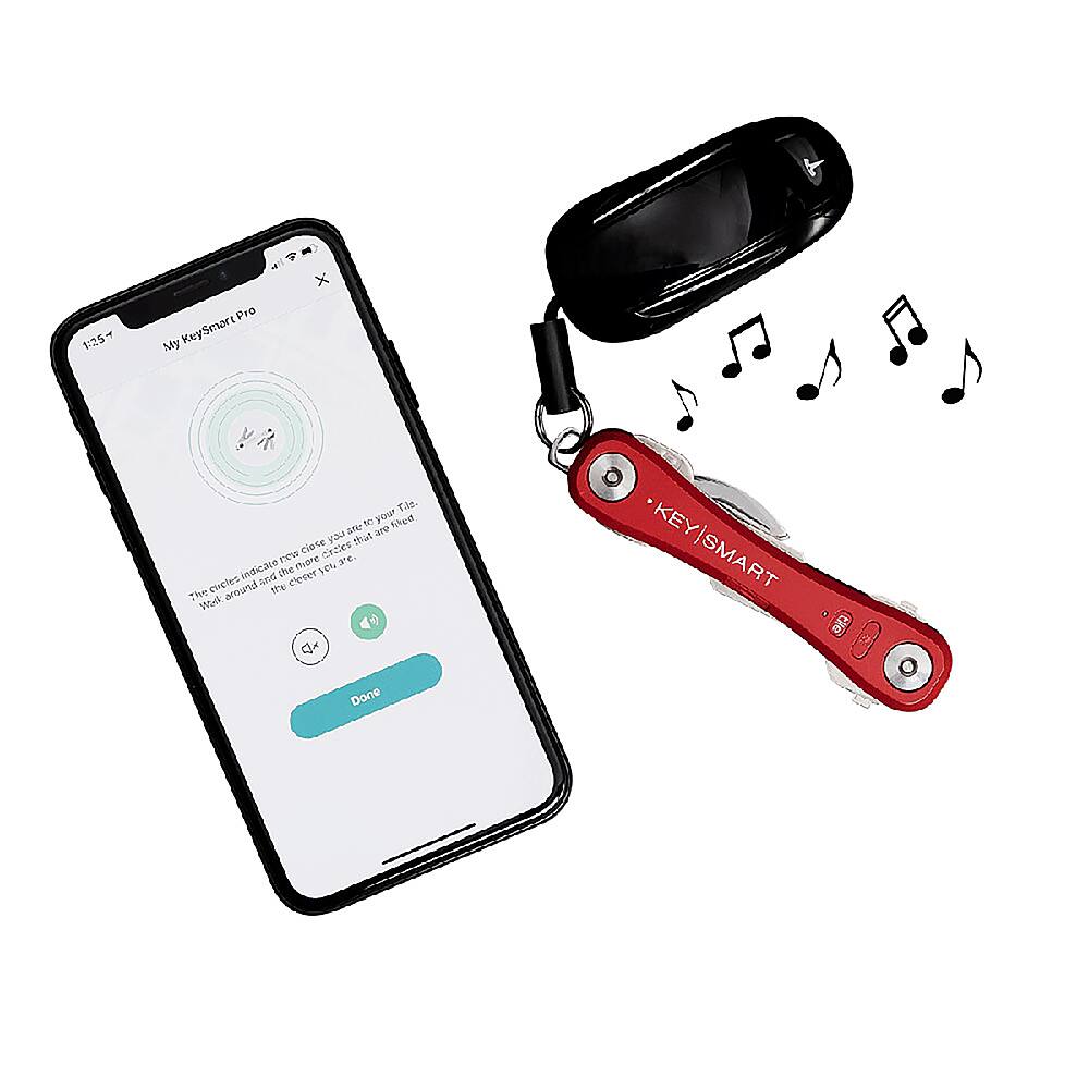 Best Buy: KeySmart Pro With Tile Smart Location Red KS411-RED