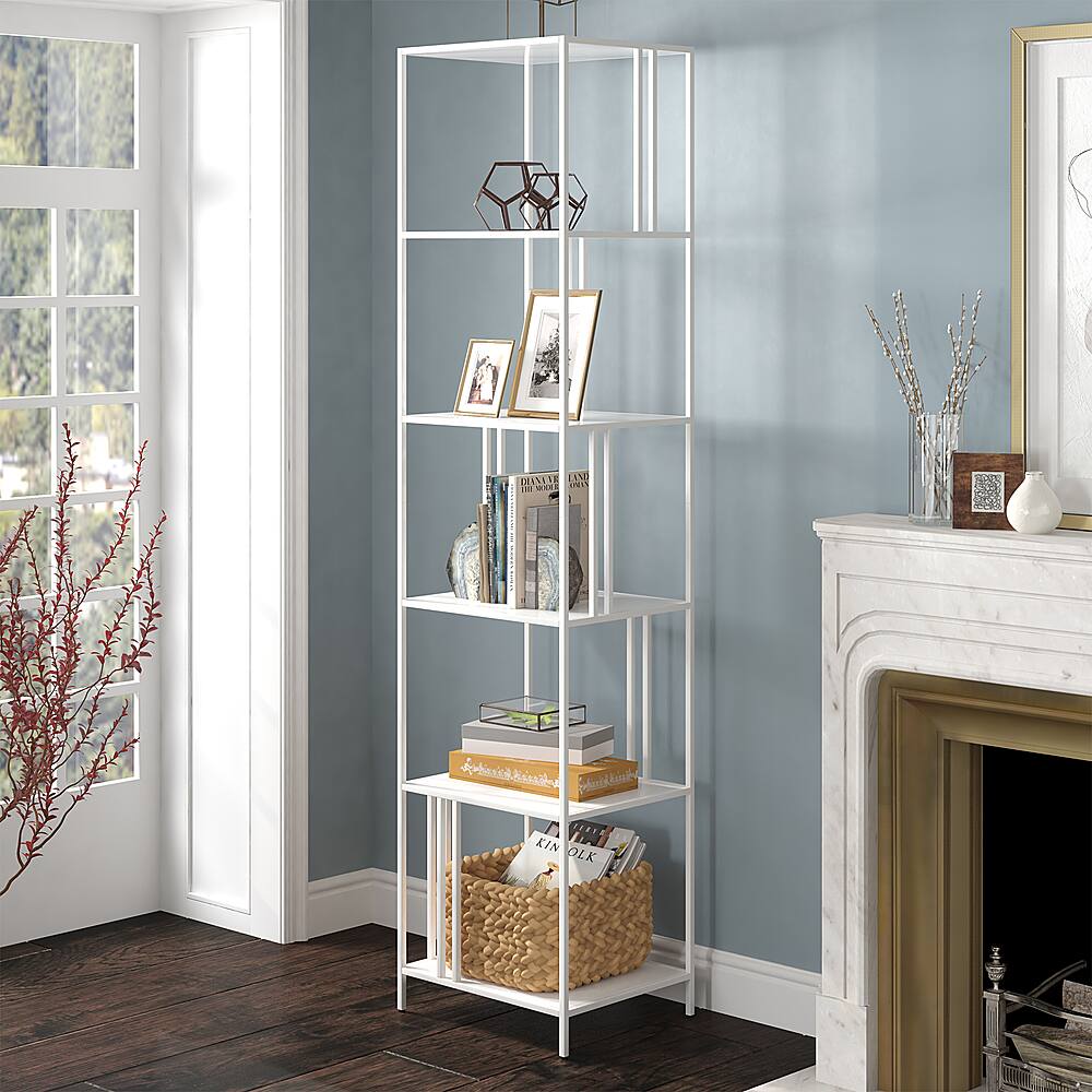 Best Buy: Camden&Wells Ernest 18" Wide Bookcase White BK1107