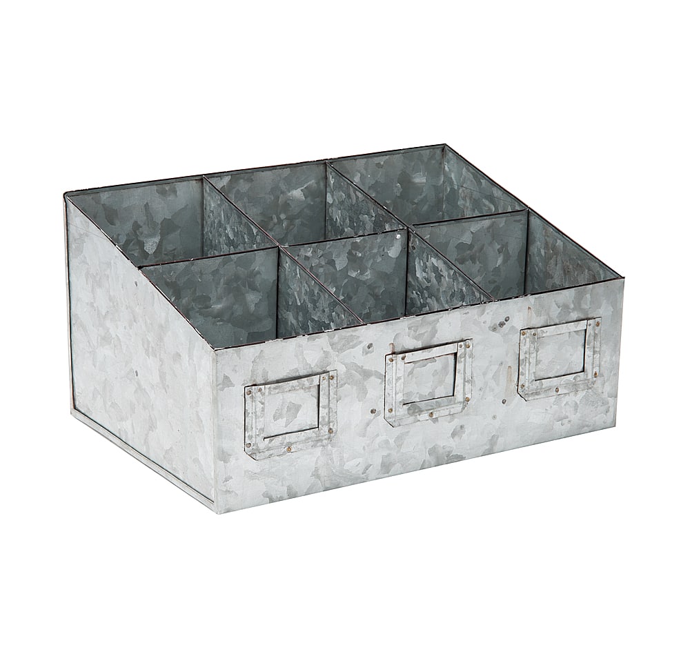 Best Buy: Mind Reader Desk Essentials Organizer Silver COMORGALV-SIL