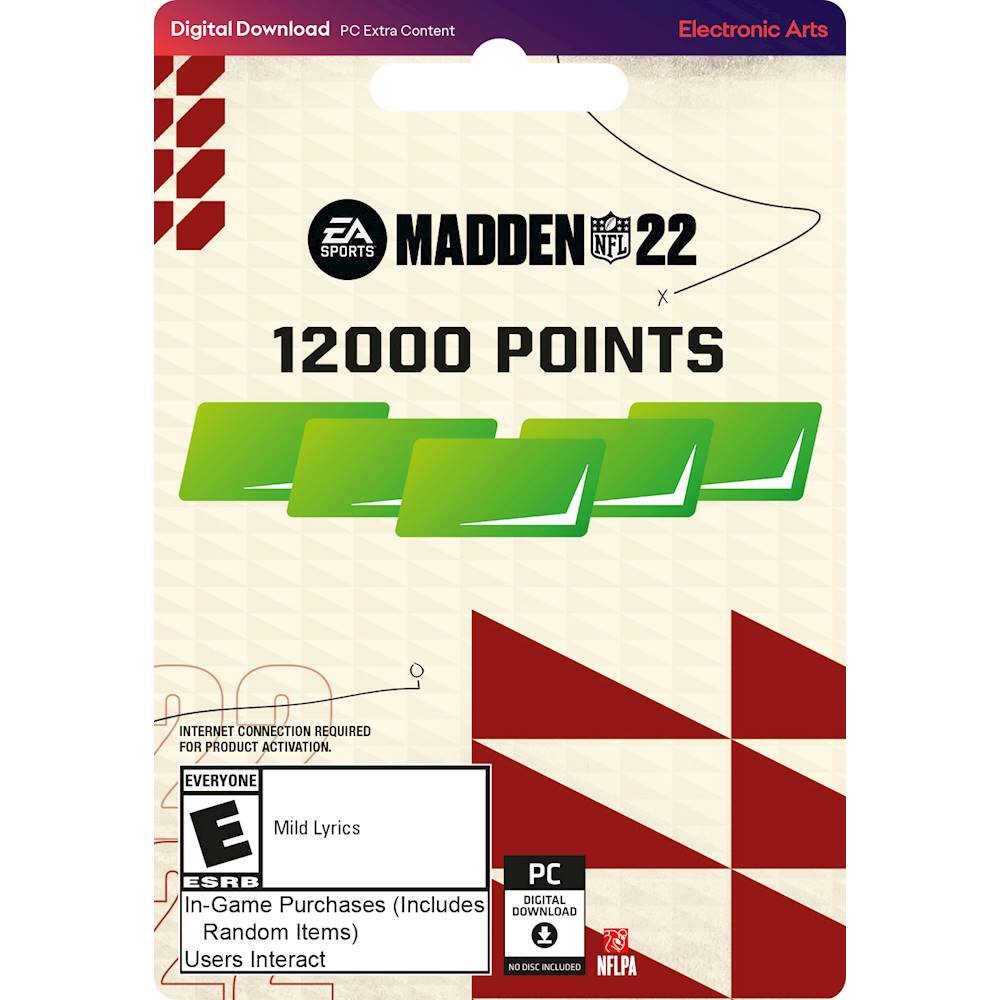 Madden NFL 22 12,000 Points [Digital] DIGITAL ITEM - Best Buy