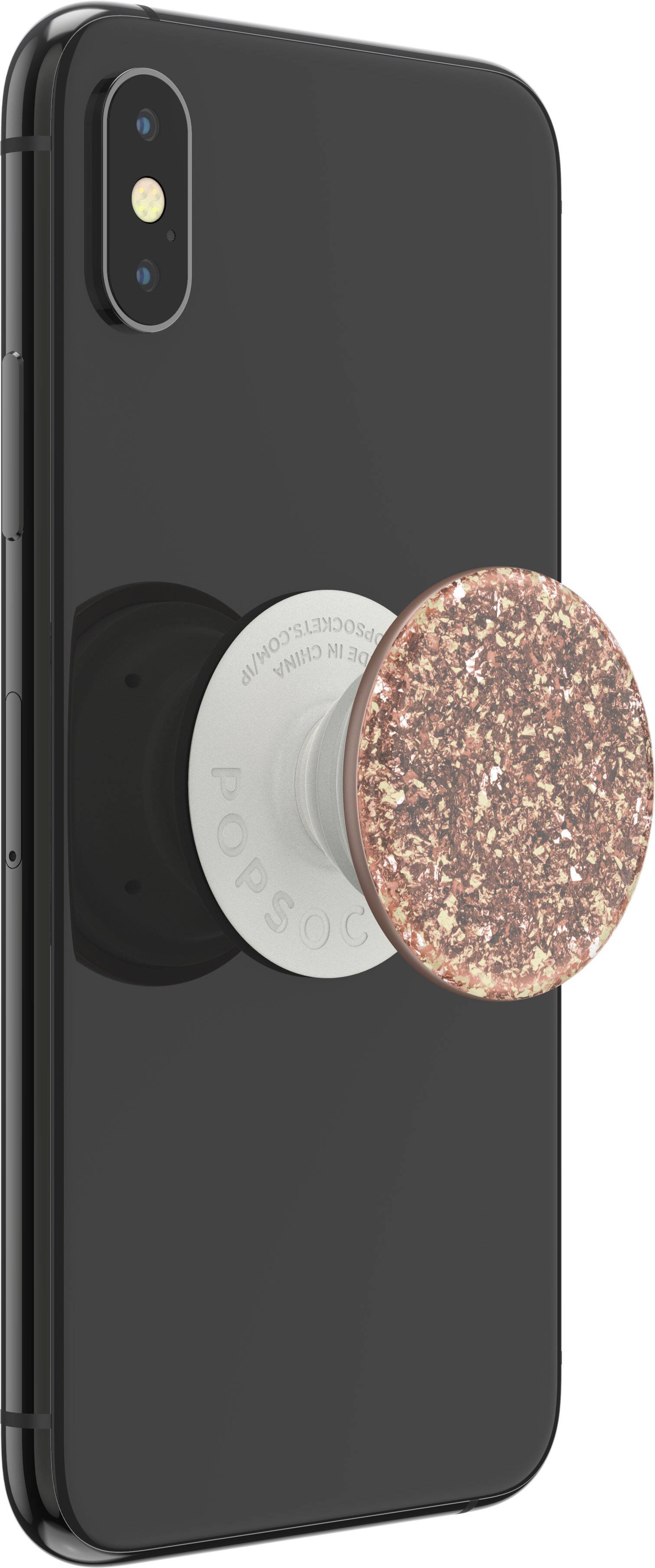 PopSockets PopGrip Premium Cell Phone Grip & Stand Foil Confetti Rose Gold 803946 - Open Box ...