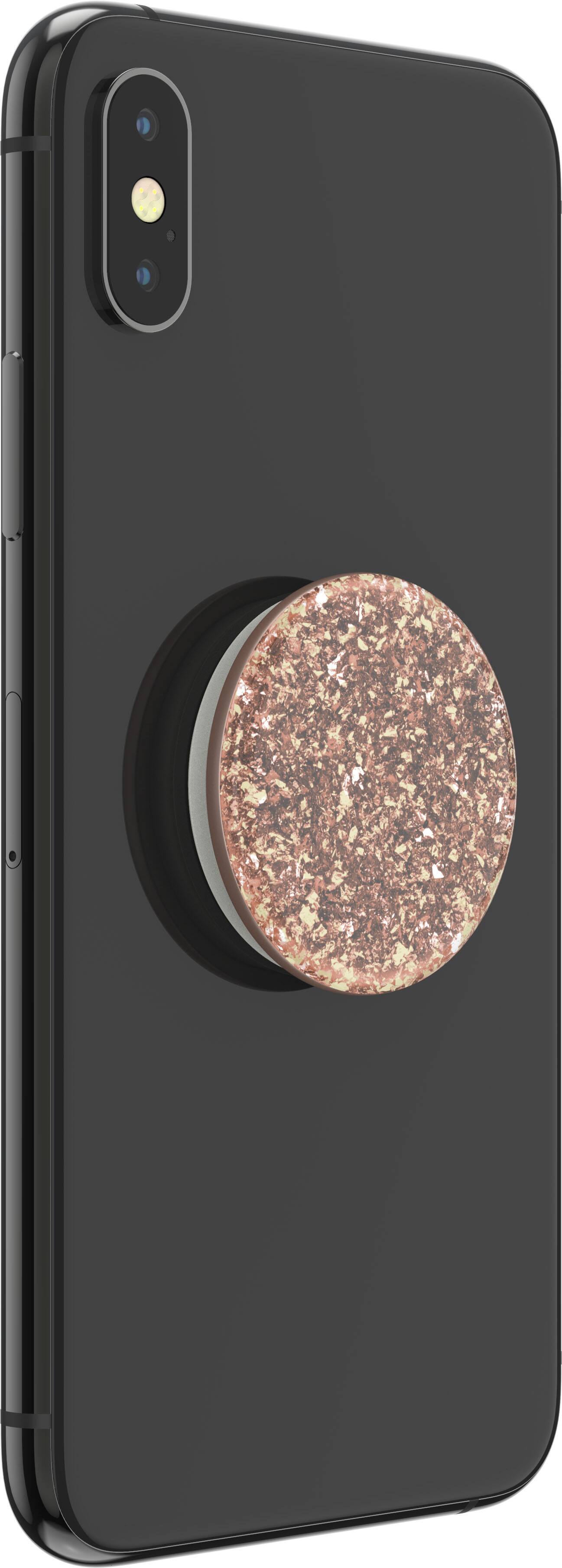 PopSockets PopGrip Premium Cell Phone Grip & Stand Foil Confetti Rose Gold 803946 - Open Box ...