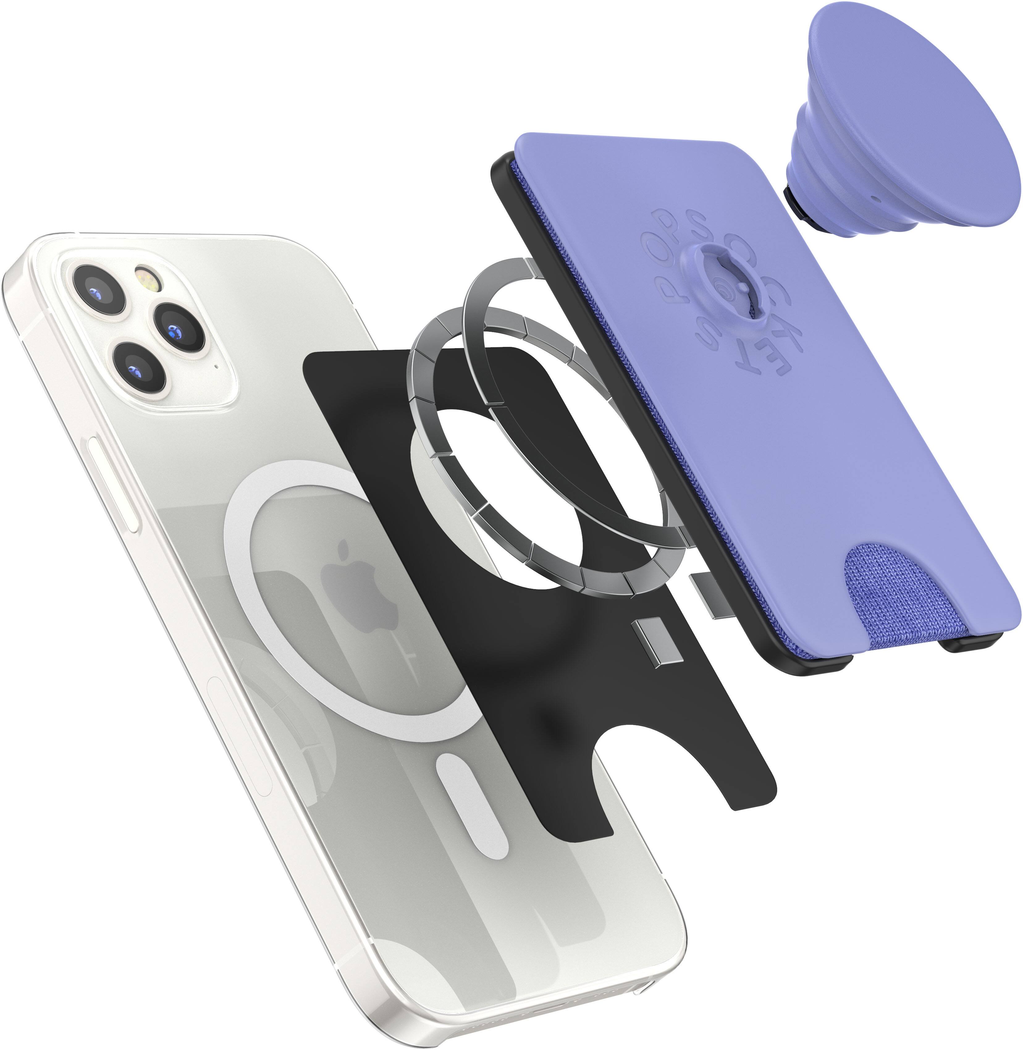 PopSockets MagSafe PopWallet+ Cell Phone Wallet & Grip Periwinkle 805670 - Open Box - Best Buy