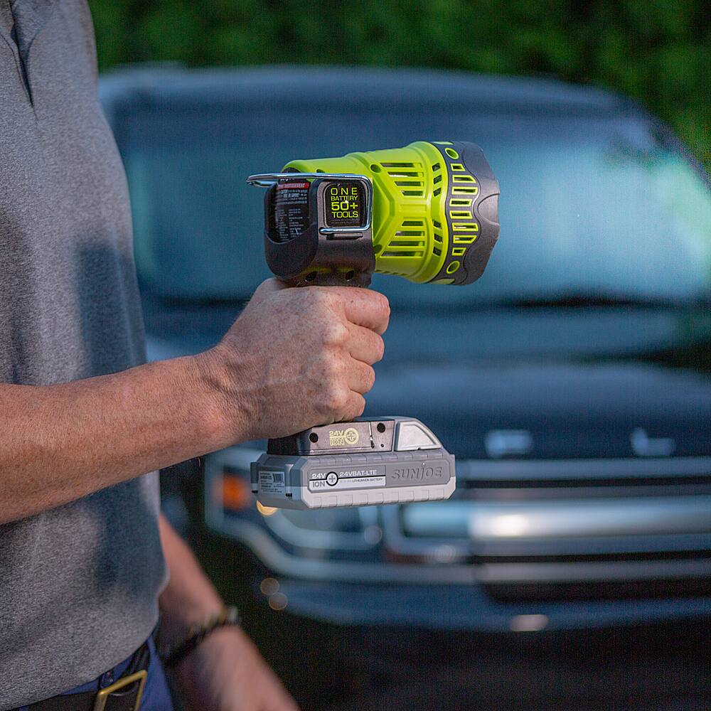 Best Buy: Sun Joe 24-Volt iON+ Handheld Flashlight/Spotlight/Flood Kit ...
