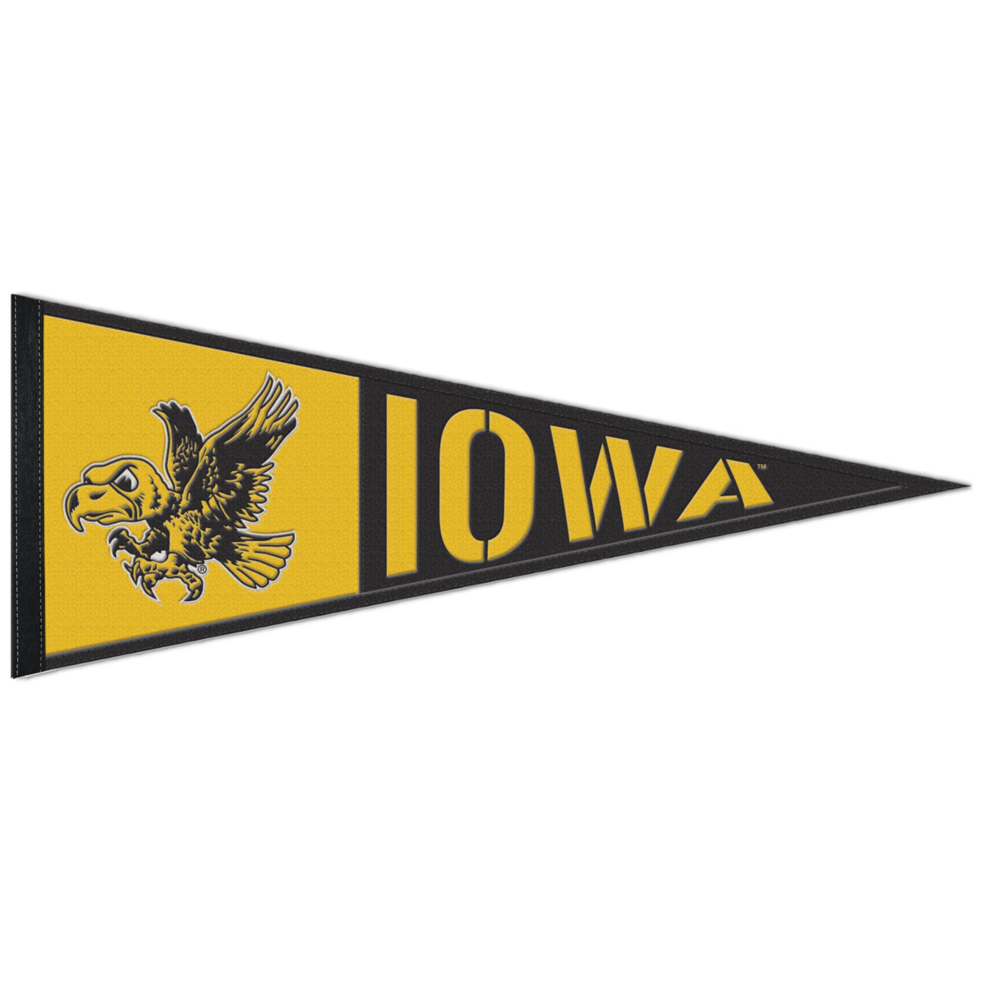 WinCraft Iowa Hawkeyes 13" x 32" Retro Logo Pennant Multicolor 4942071 ...