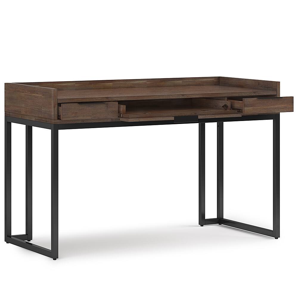 Best Buy: Simpli Home Milverton solid acacia wood Modern Industrial 54 ...