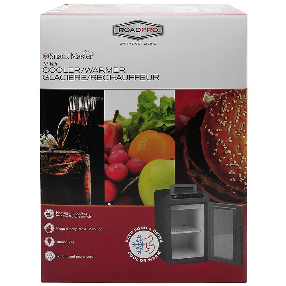 RoadPro Snackmaster Cooler/Warmer Gray RP5653SF - Best Buy