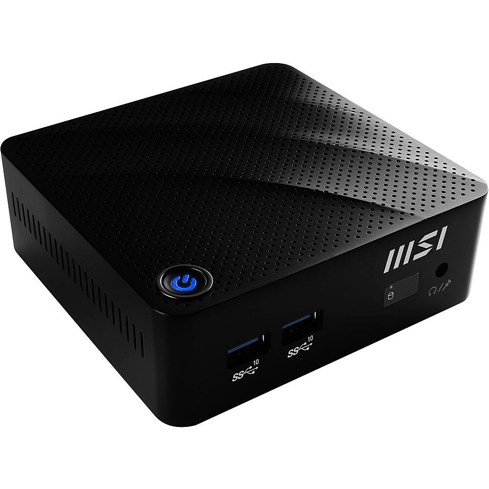 Best Buy: MSI Cubi N Desktop Intel N6000 4 GB Memory 128 GB SSD Black ...