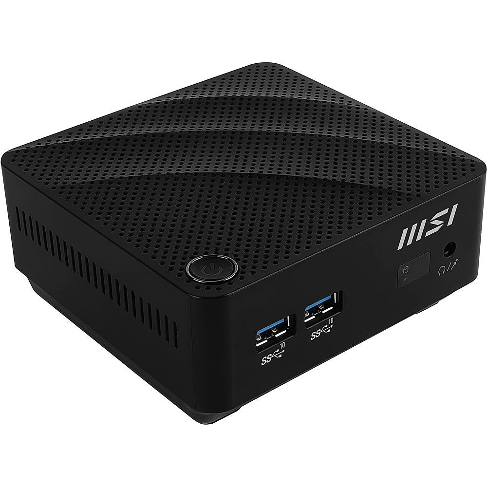 Best Buy: MSI Cubi N Desktop Intel N6000 4 GB Memory 128 GB SSD Black ...