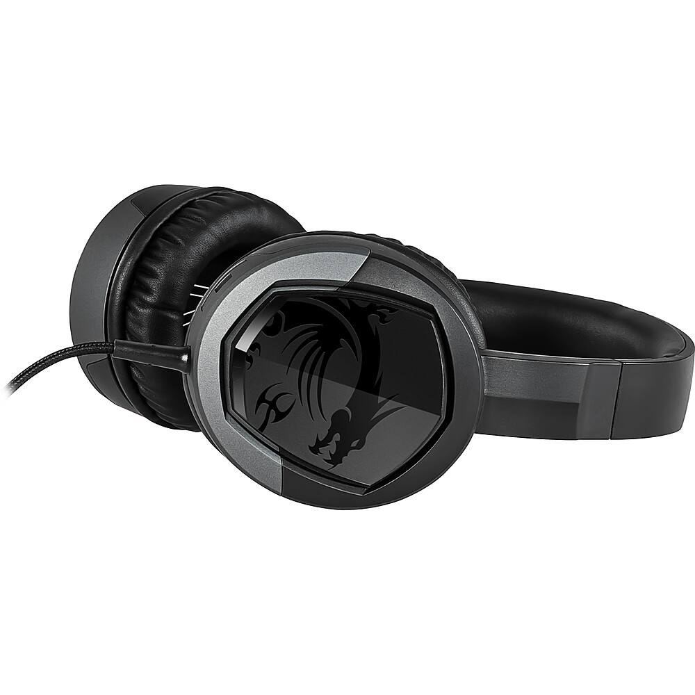 Best Buy: MSI Immerse Wired Over-the-head Stereo Gaming Headset Black ...