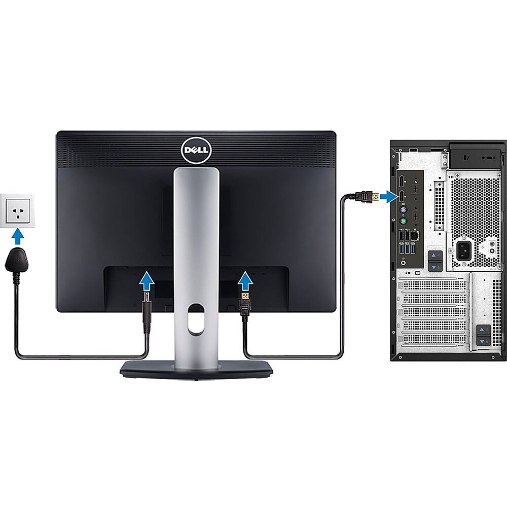 Best Buy: Dell Precision 3000 Tower Workstation Intel i7-10700 AMD ...