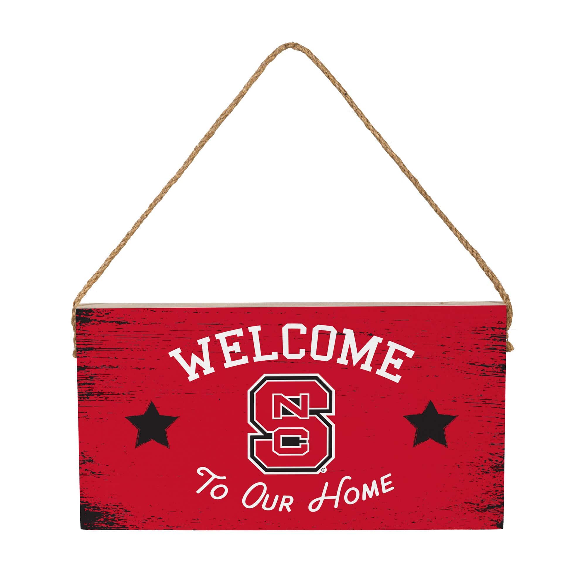 Evergreen Enterprises - NC State Wolfpack 6" x 11" Welcome Home Wood ...