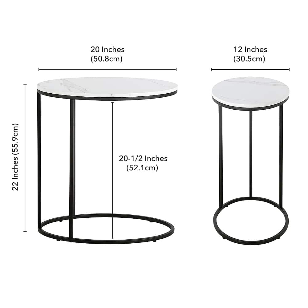 Best Buy: Camden&Wells Enzo Side Table Blackened Bronze ST0743