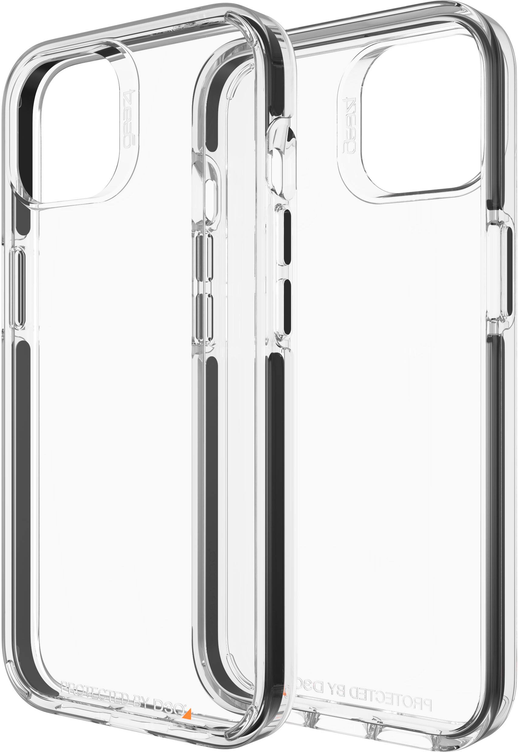 Best Buy: ZAGG Gear4 Santa Cruz Case for Apple iPhone 13 Clear/Black ...