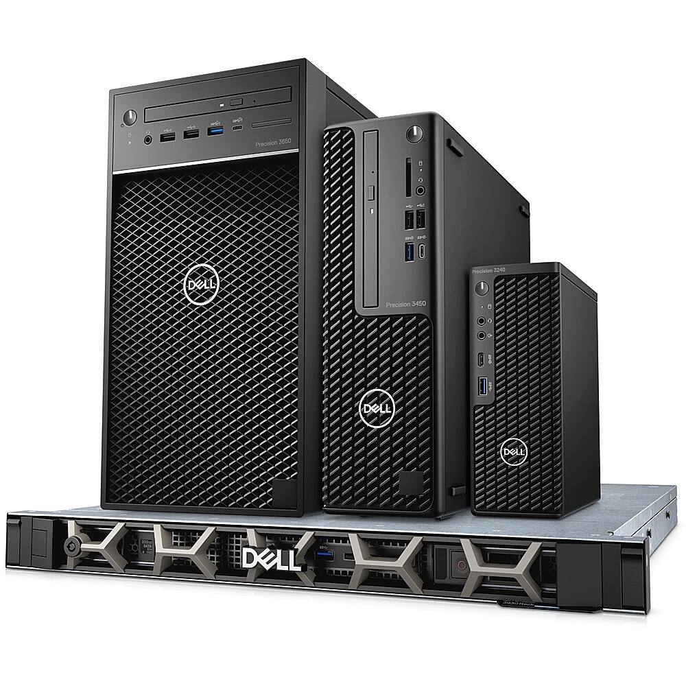 Best Buy: Dell Precision 3000 SFF Workstation Intel i7-10700 AMD Pro WX ...