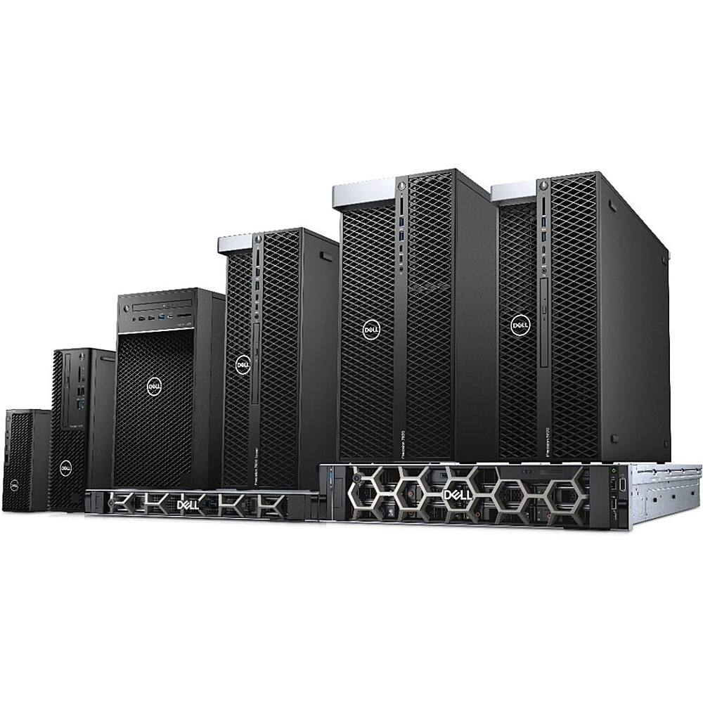 Best Buy: Dell Precision 3000 SFF Workstation Intel i7-10700 AMD Pro WX ...
