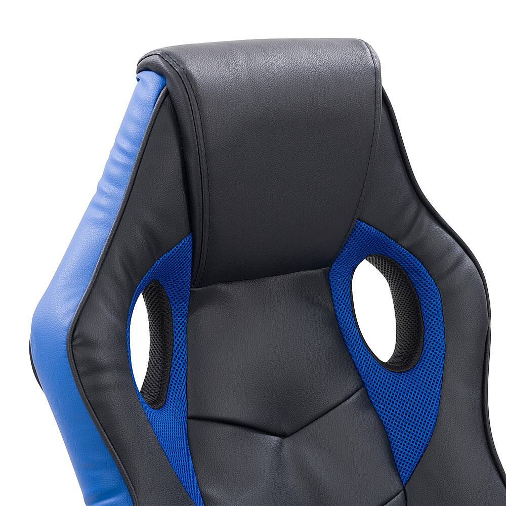 Best Buy: CorLiving Mad Dog Gaming Chair Black and Blue WCH-321-G