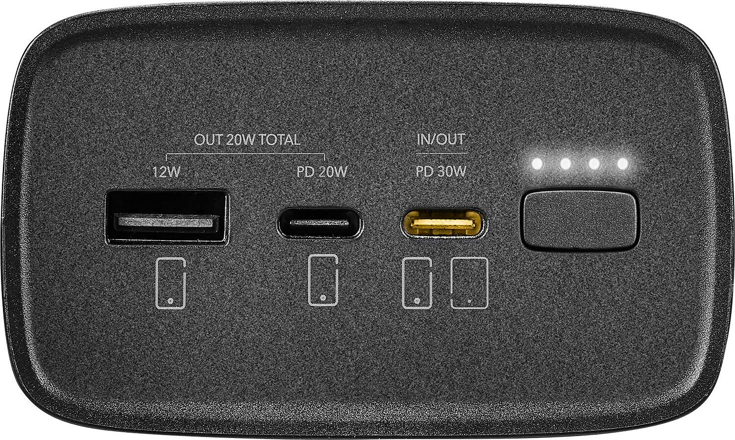 Best Buy: Insignia™ 26,800 mAh Portable Charger for Most USB Devices ...