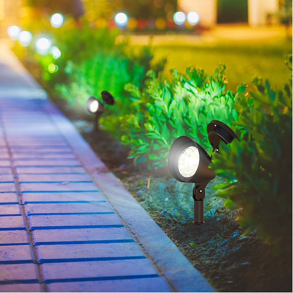 Customer Reviews: Nature Spring Solar Path Lights (Set of 4) Black ...