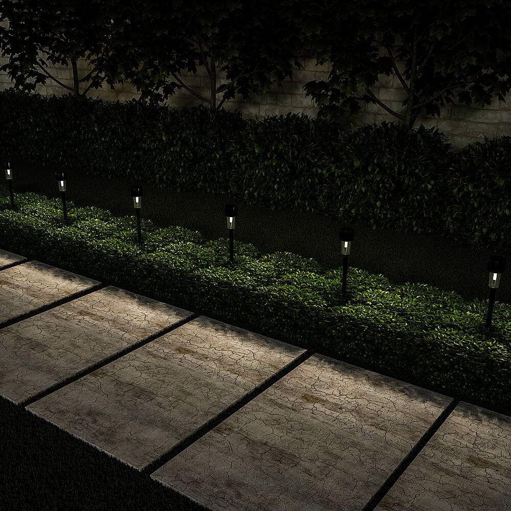 Alt View 16. Nature Spring - Solar Path Lights Set of 12 - Black.