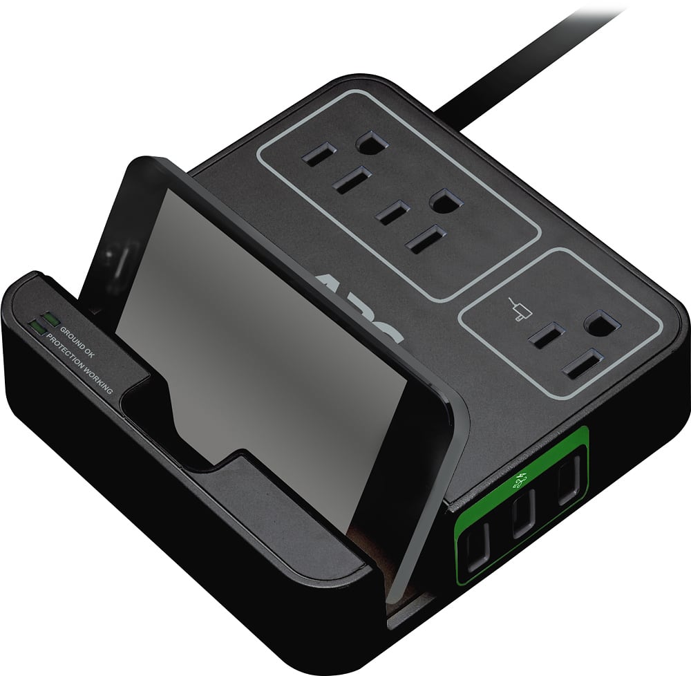 Best Buy: APC SurgeArrest Essential 3-Outlet Surge Protector Black P3U3B