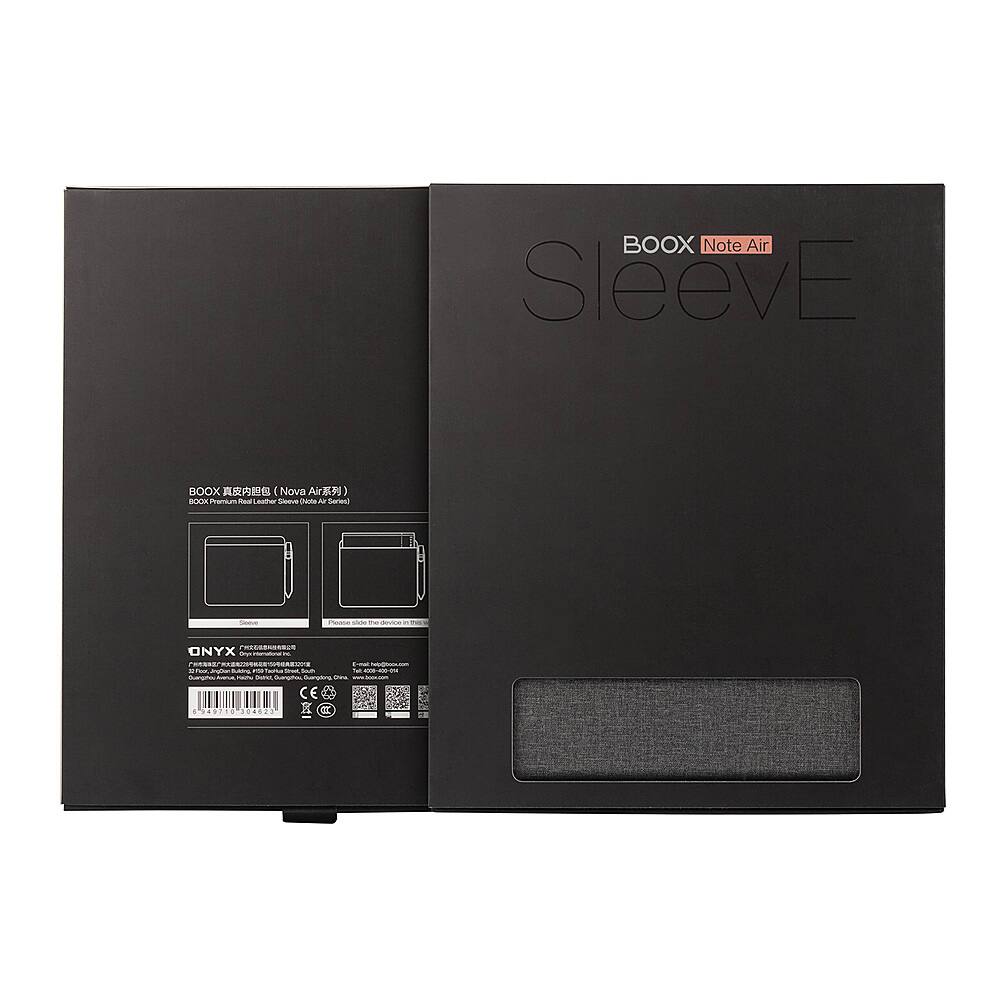 Best Buy: Cover Sleeve for BOOX Note Air Orange Leather OCV0278R