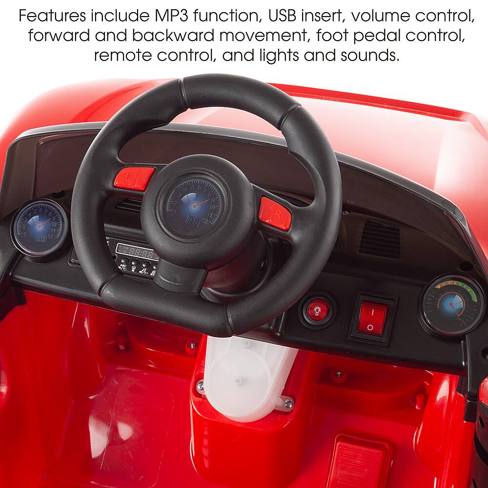 Best Buy: Kids Ride On Car with Remote Control Sports Car for Kids 6V ...