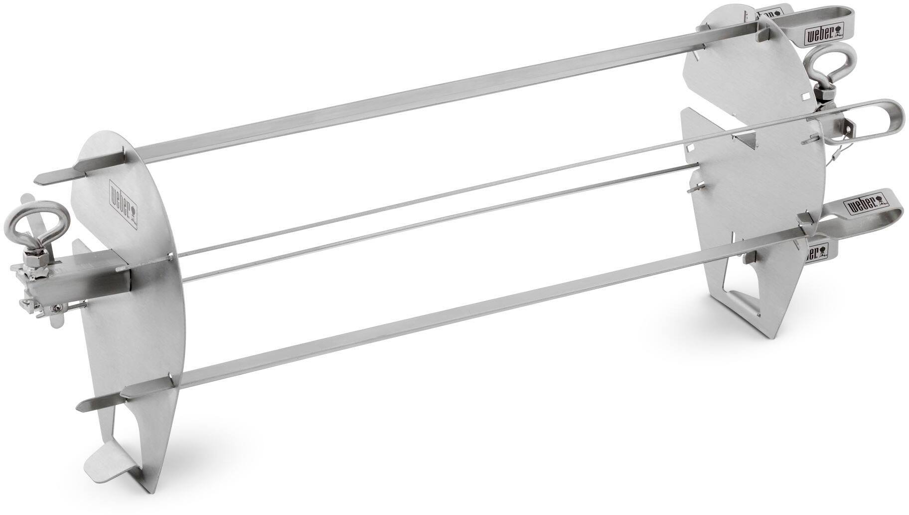 Weber Crafted Rotisserie Skewers Silver 7675 - Open Box - Best Buy