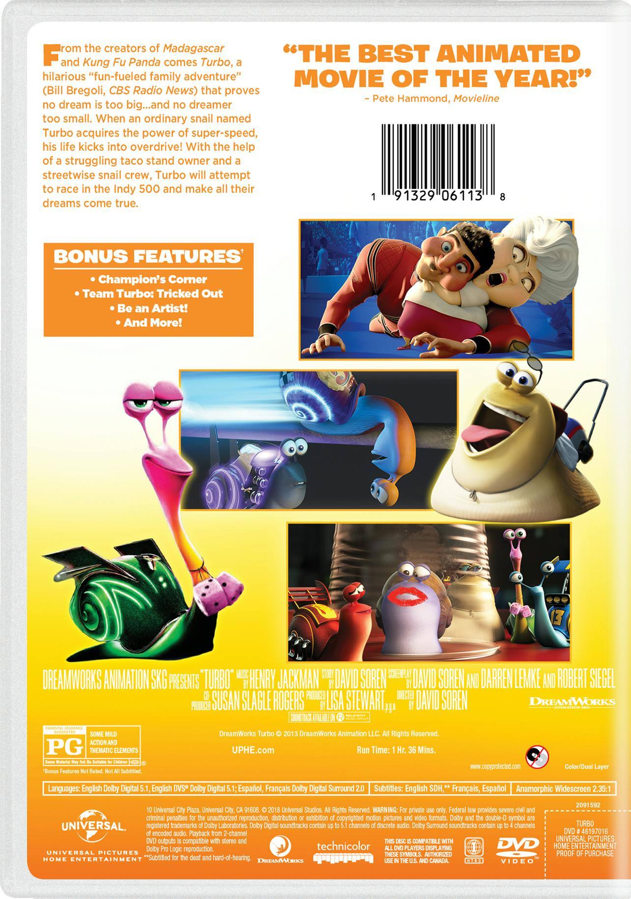 Turbo (2018) (New Artwork) [DVD] [Standard] - Best Buy