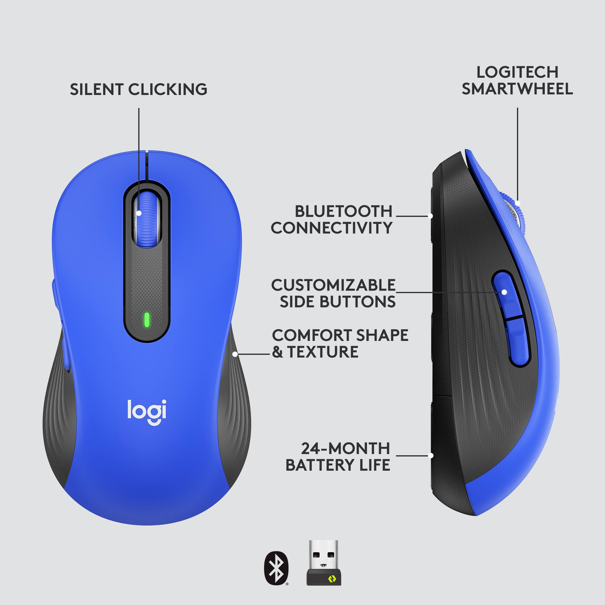Questions and Answers: Logitech Signature M650 L Full-size Wireless ...