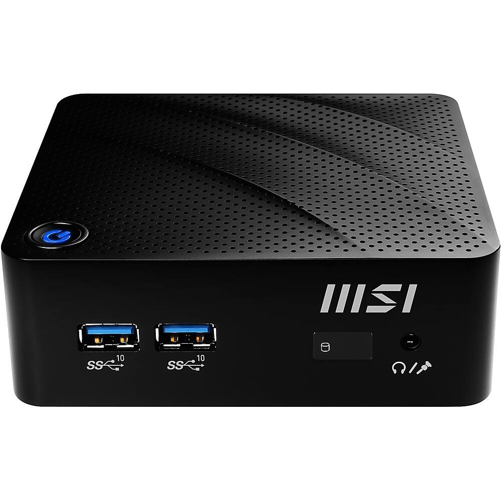 Best Buy: MSI Cubi N Desktop Intel N6000 4 GB Memory 128 GB SSD Black ...