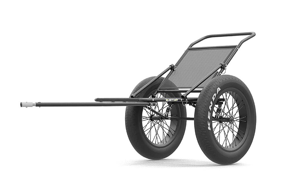 Best Buy: QuietKat Two wheel trailer Black FKA-15888
