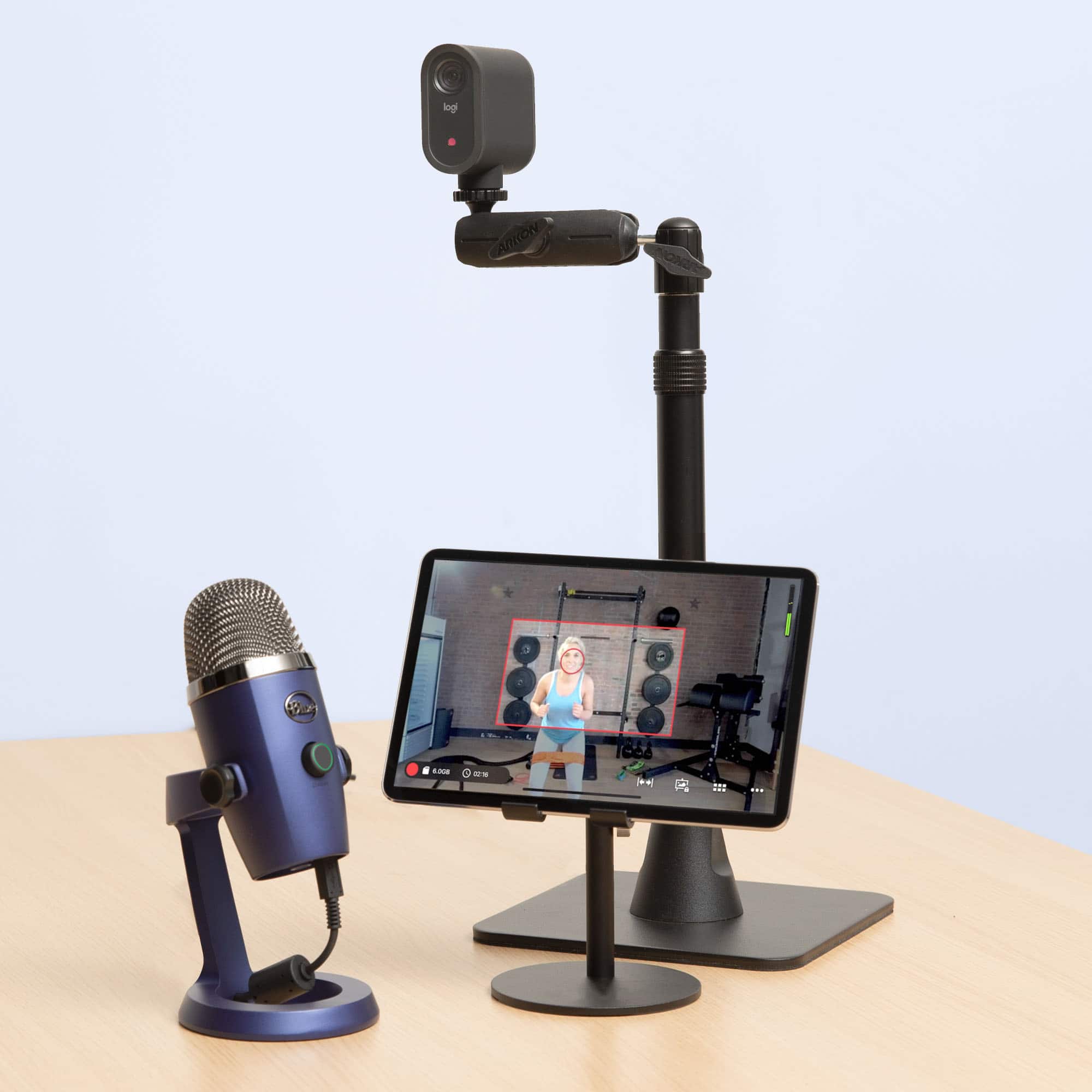Best Buy: Logitech Mevo Table Stand 24" Monopod Black 955-000005