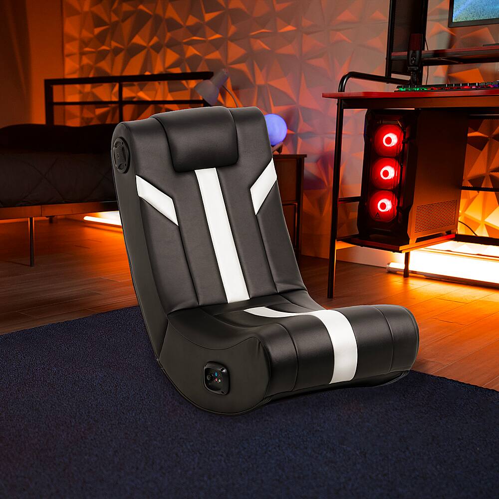 Best Buy: X Rocker Virtue 2.0 BT Gaming Chair Black and White 5143401