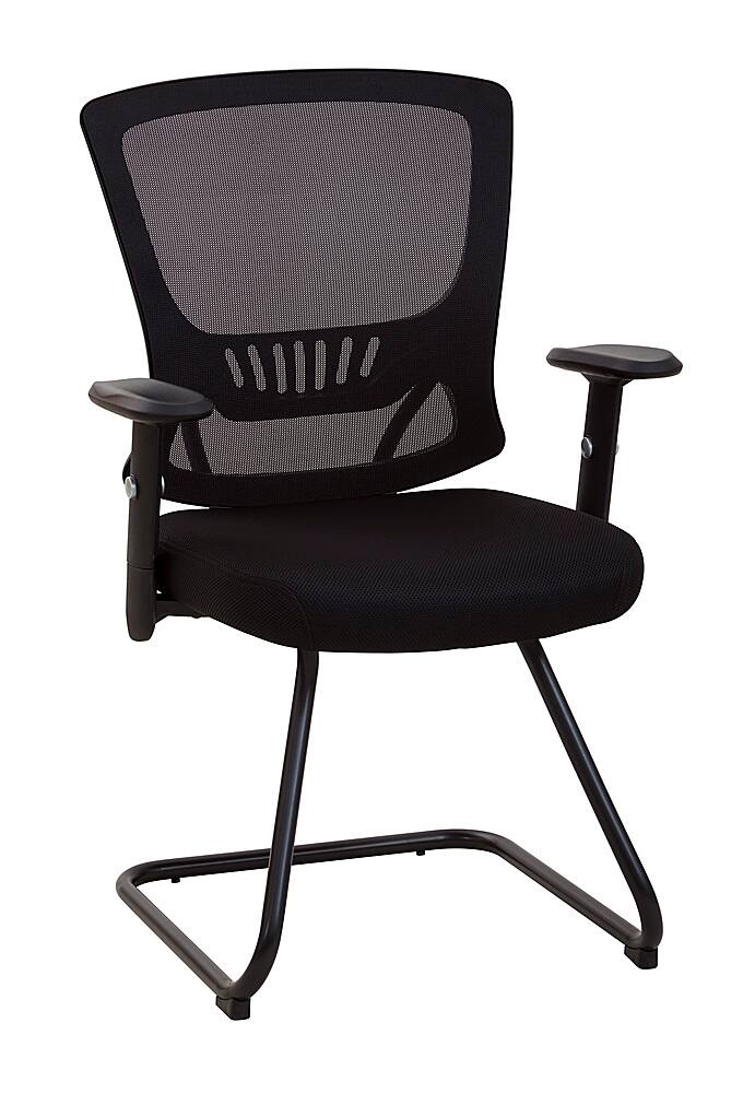 Best Buy: OSP Home Furnishings Mesh Back and Seat Sled Base Guest Chair ...