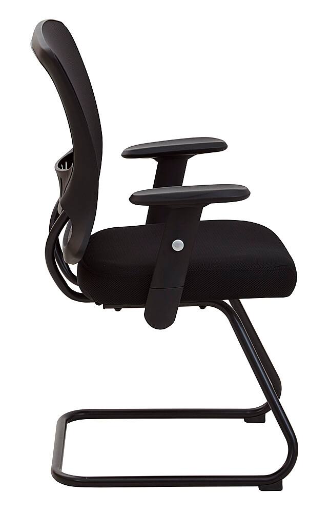 Best Buy: OSP Home Furnishings Mesh Back and Seat Sled Base Guest Chair ...