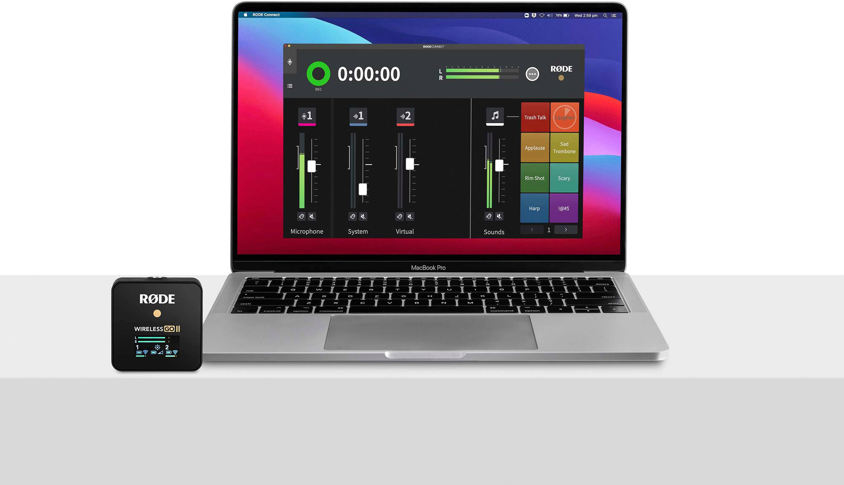 RØDE WIRELESS GO II Single Set Wireless Microphone System WIGOIISINGLE ...