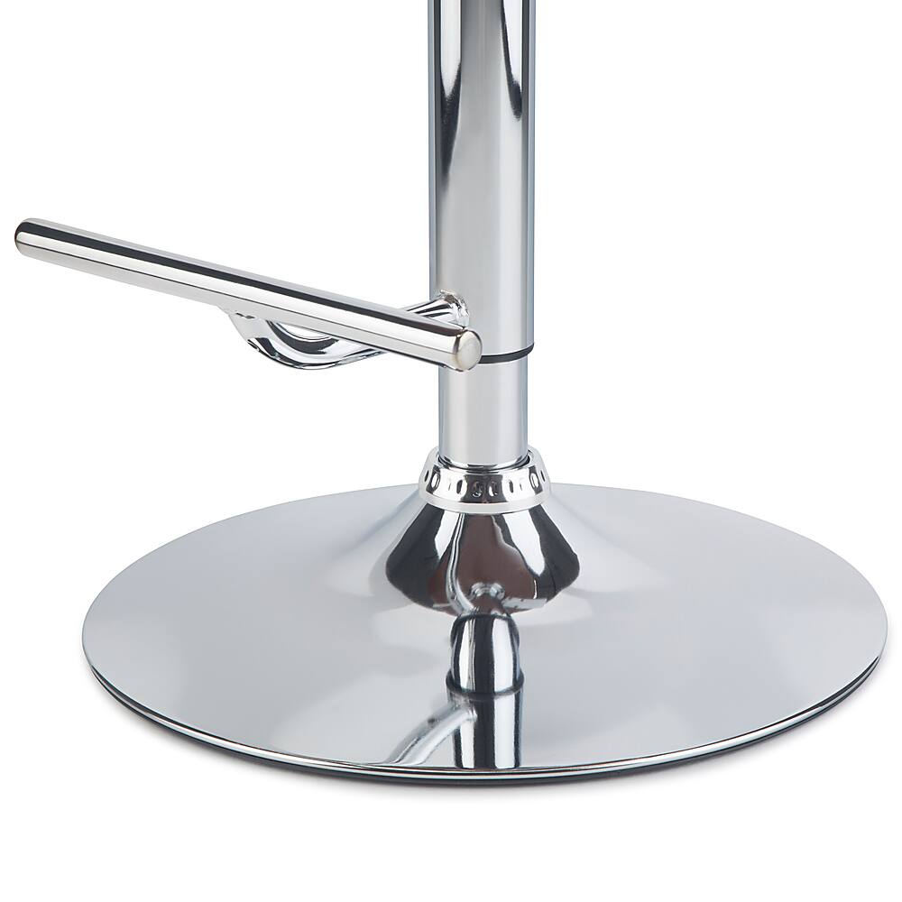 Simpli Home Marana Bentwood Adjustable Height Gas Lift Bar Stool Grey ...